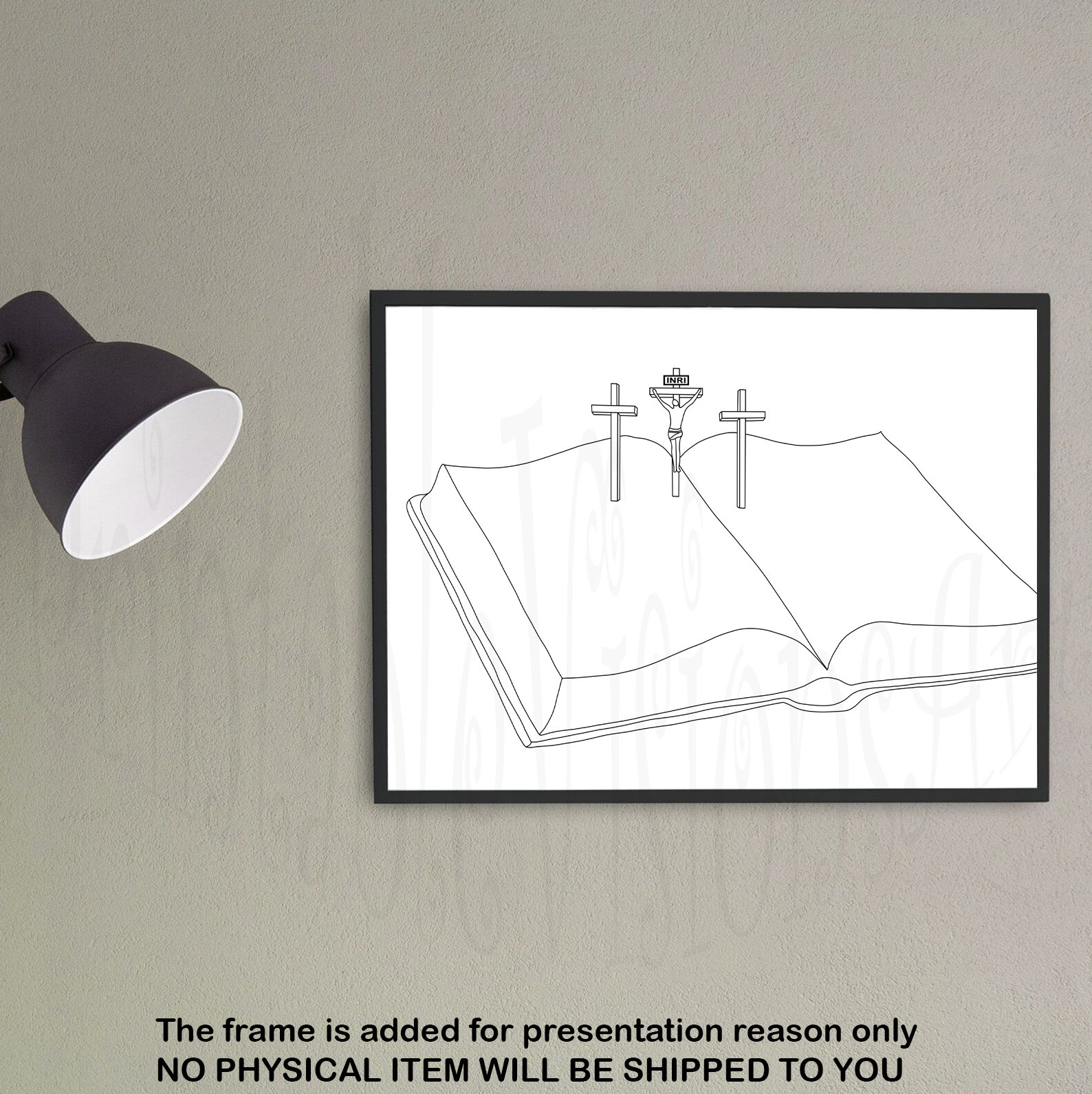 Jesus of Nazareth - the King of the Jews -minimalist Wall Line Art for ...