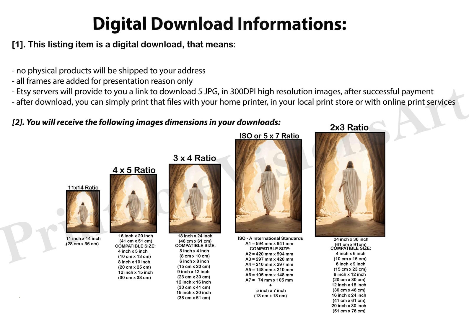 Digital Download Jesus Christ Resurrected Printable Painting He is ...