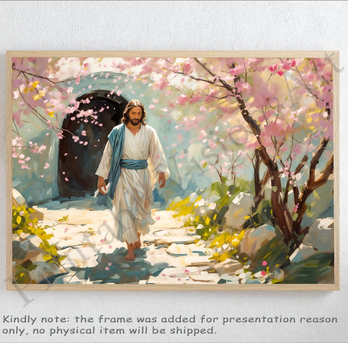Digital Download: Jesus Christ Resurrected Painting | He is Risen Art ...