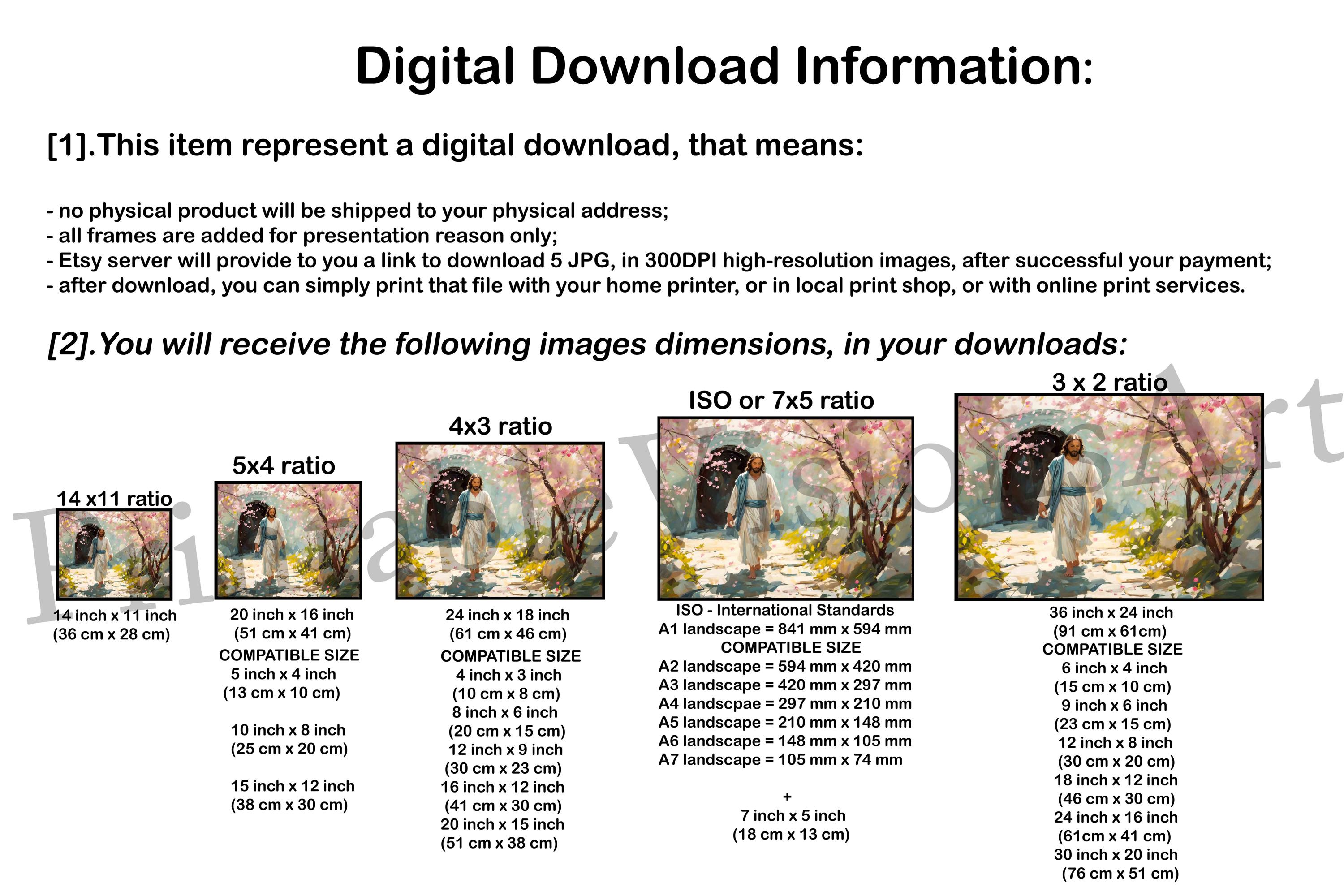 Digital Download: Jesus Christ Resurrected Painting | He is Risen Art ...
