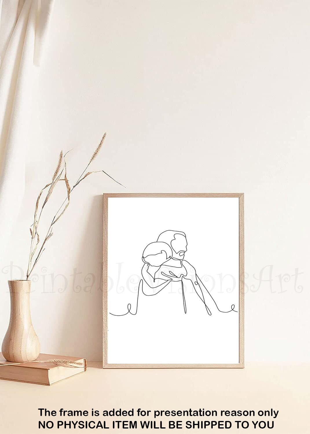Christ's Embrace Line Art Religious Concept Simple Hand-drawn Sketch ...
