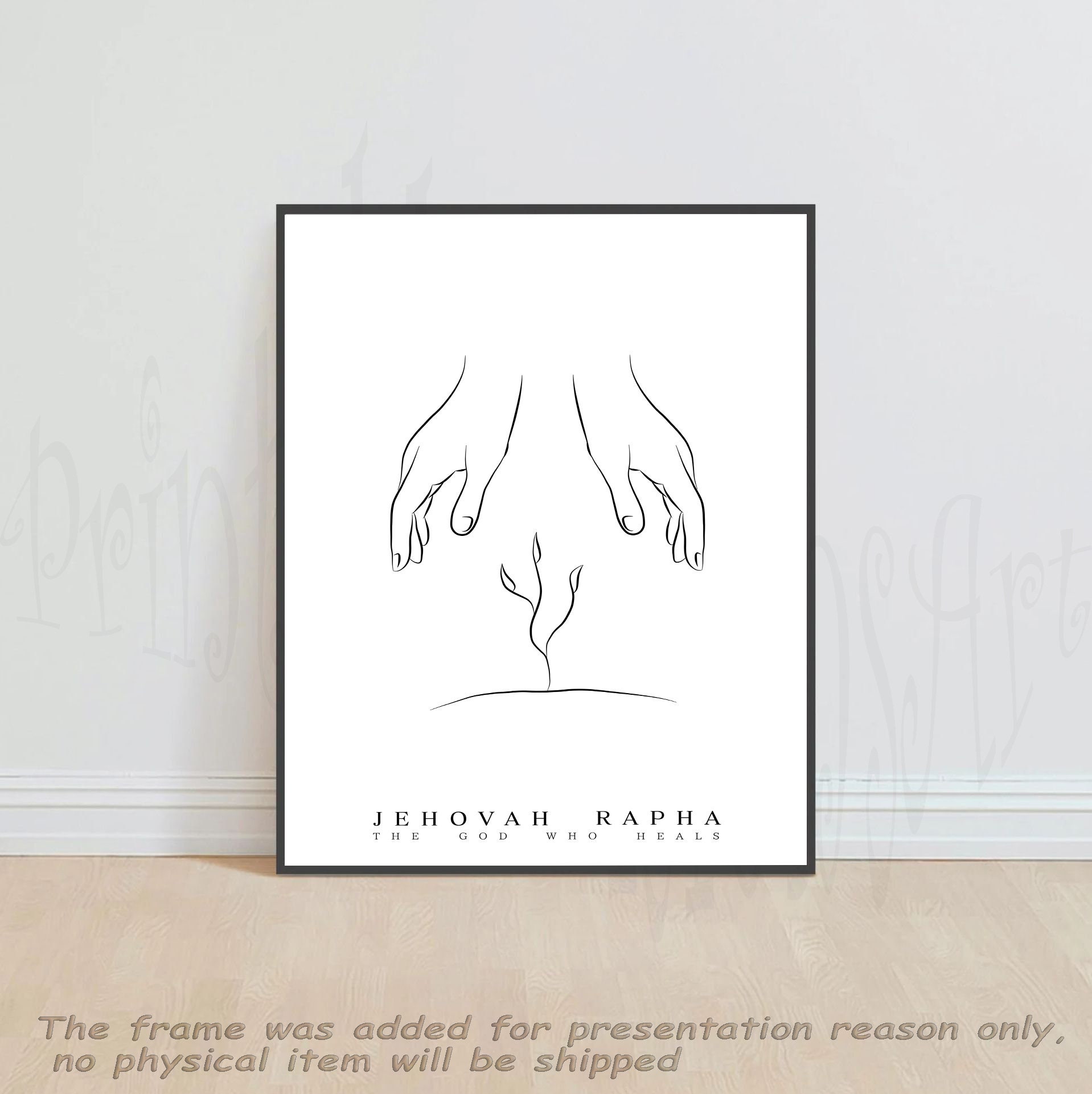 Jehovah Rapha: the Lord Our Healer - Bible Verse Printable Art ...