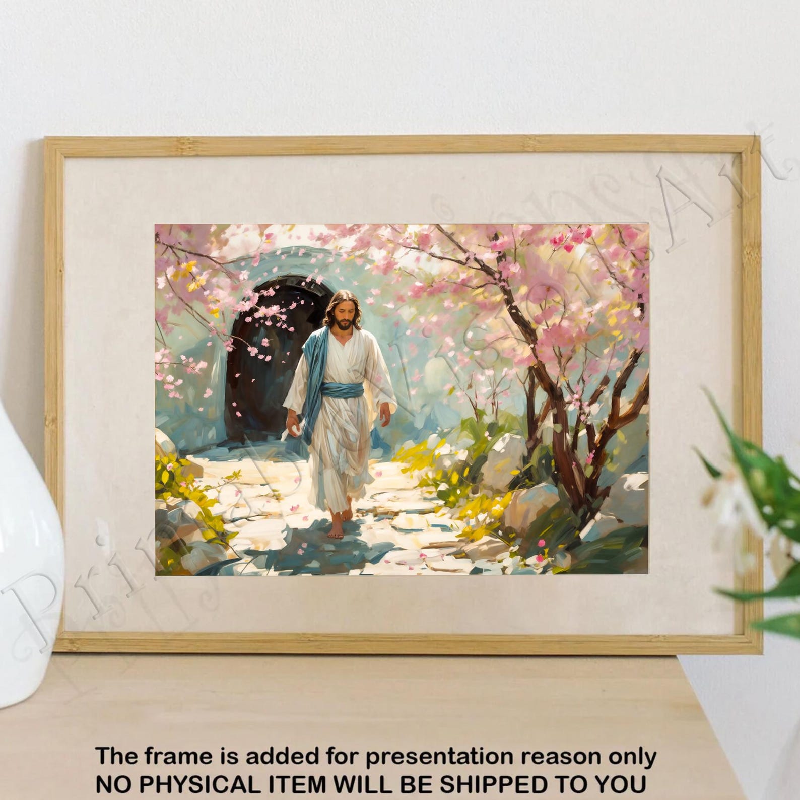 Digital Download: Jesus Christ Resurrected Painting | He is Risen Art ...