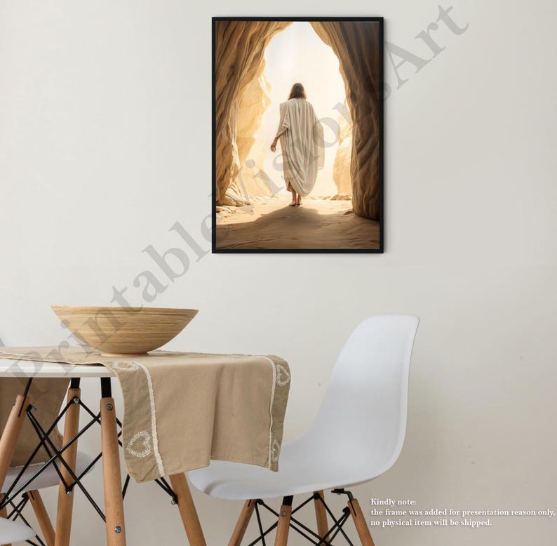Digital Download: Jesus Christ Resurrected Easter Painting | He is ...