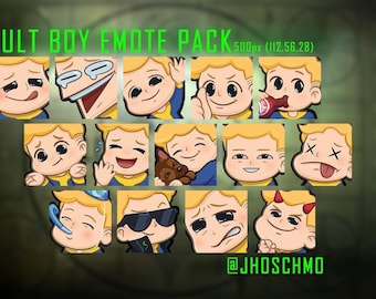 ANIMATED Emote Fallout Vault Boy Thumb-up Twitch Emote Discord Emote ...