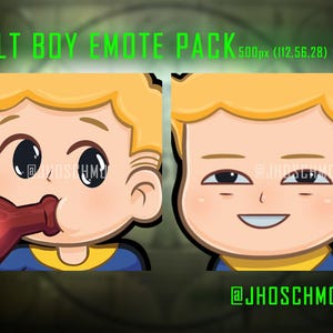 Vault Boy Emote Pack - Etsy