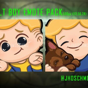 Vault Boy Emote Pack - Etsy