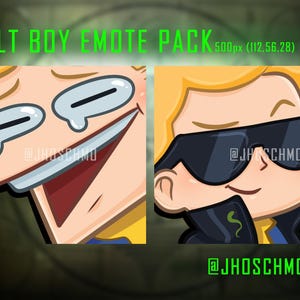 Vault Boy Emote Pack - Etsy