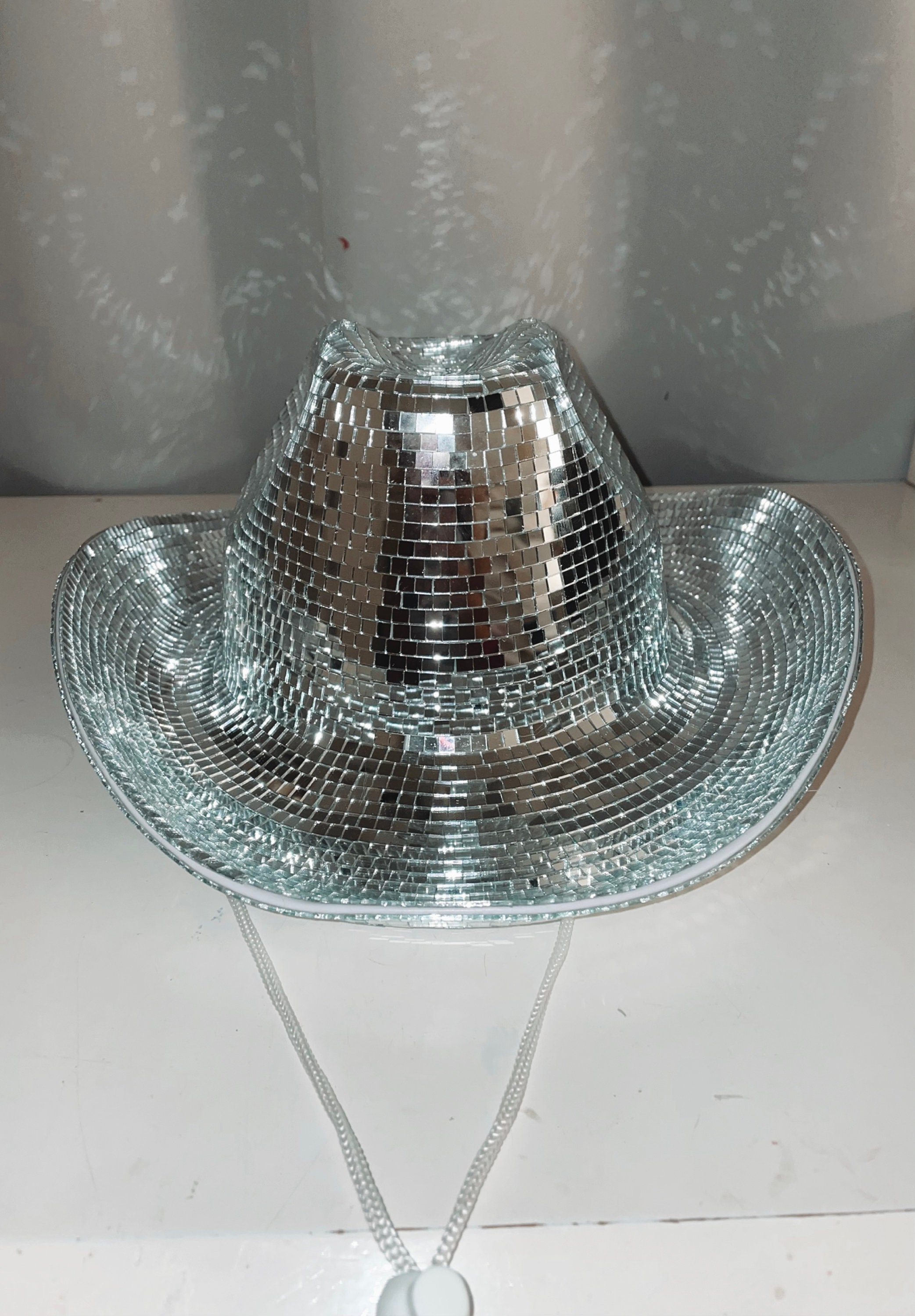 Disco Cowboy Hat Mirror Ball Cowboy Hat Disco Hat Birthday Hat ...