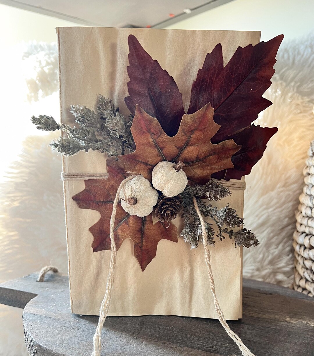 Vintage Page Autumn Decorative Book Bundle - Etsy