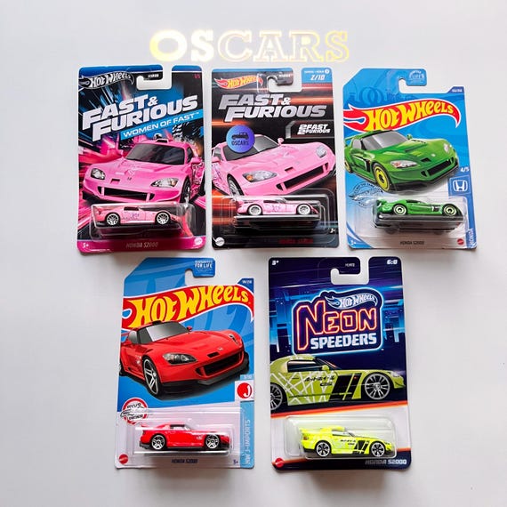 Hotwheels Pink Honda S2000 Suki Car From F F. Choose From Multiple Options. Comes in Protector Case. Etsy Canada