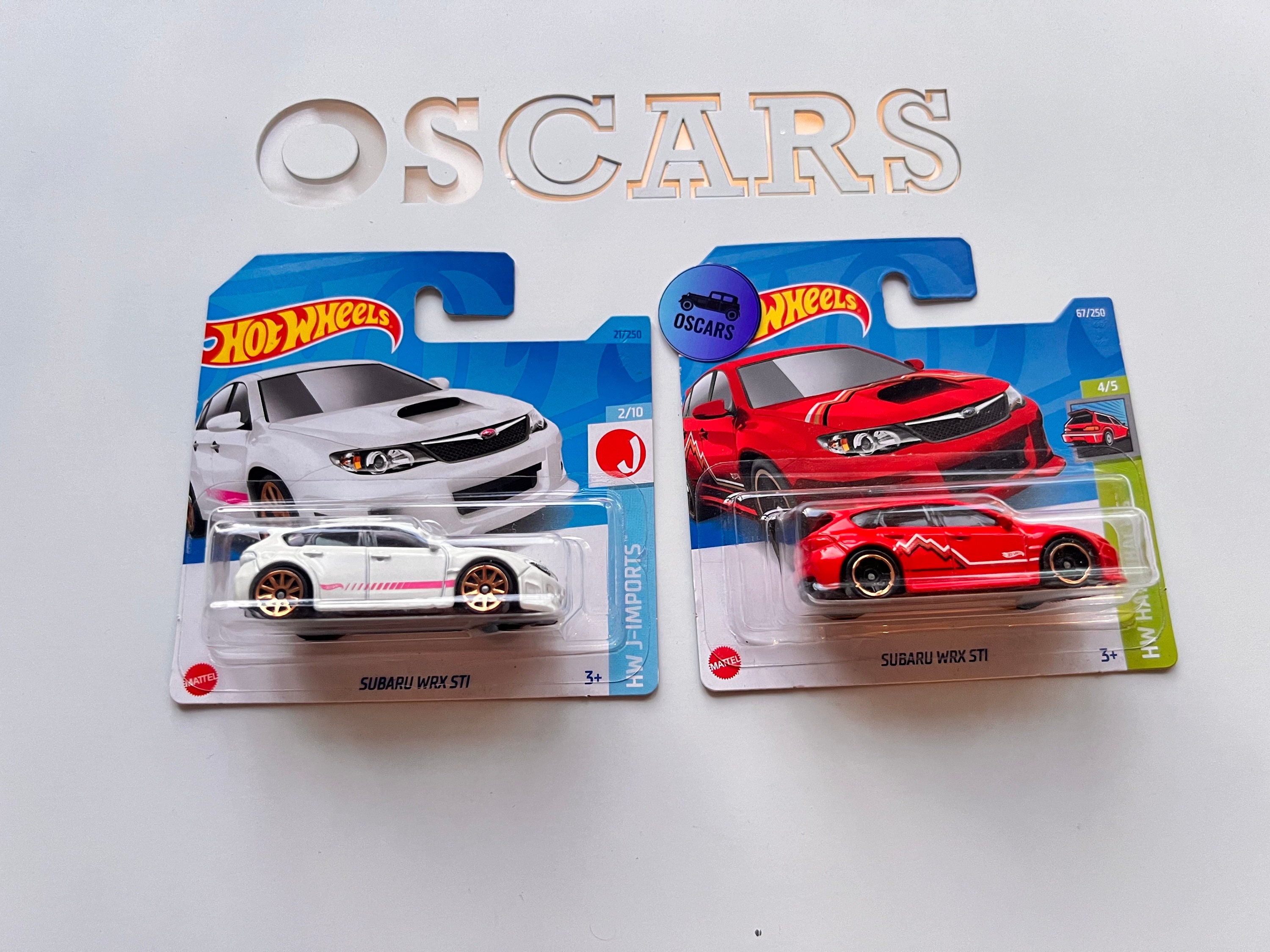 Hotwheels Subaru WRX STI Diecast Car Bundle of Two! Grate Gift for Boy ...