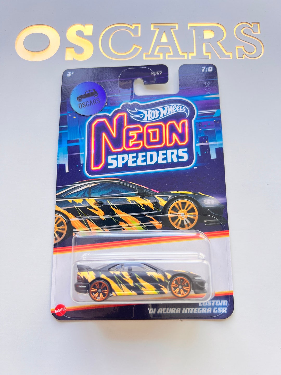 Hotwheels ‘01 Acura Integra GSR Diecast Car From Neon Speeders Series ...
