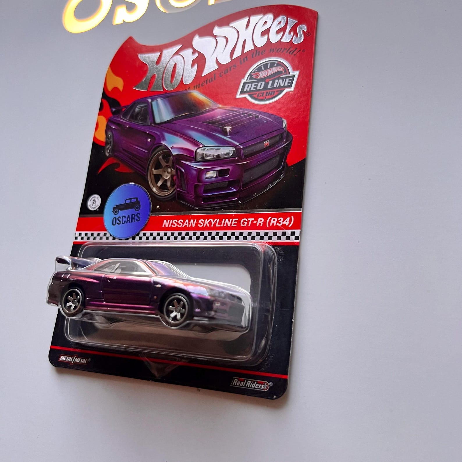 Nissan Skyline GT-R R34, Hot Wheels RLC Edition, Purple Chameleon Rare ...