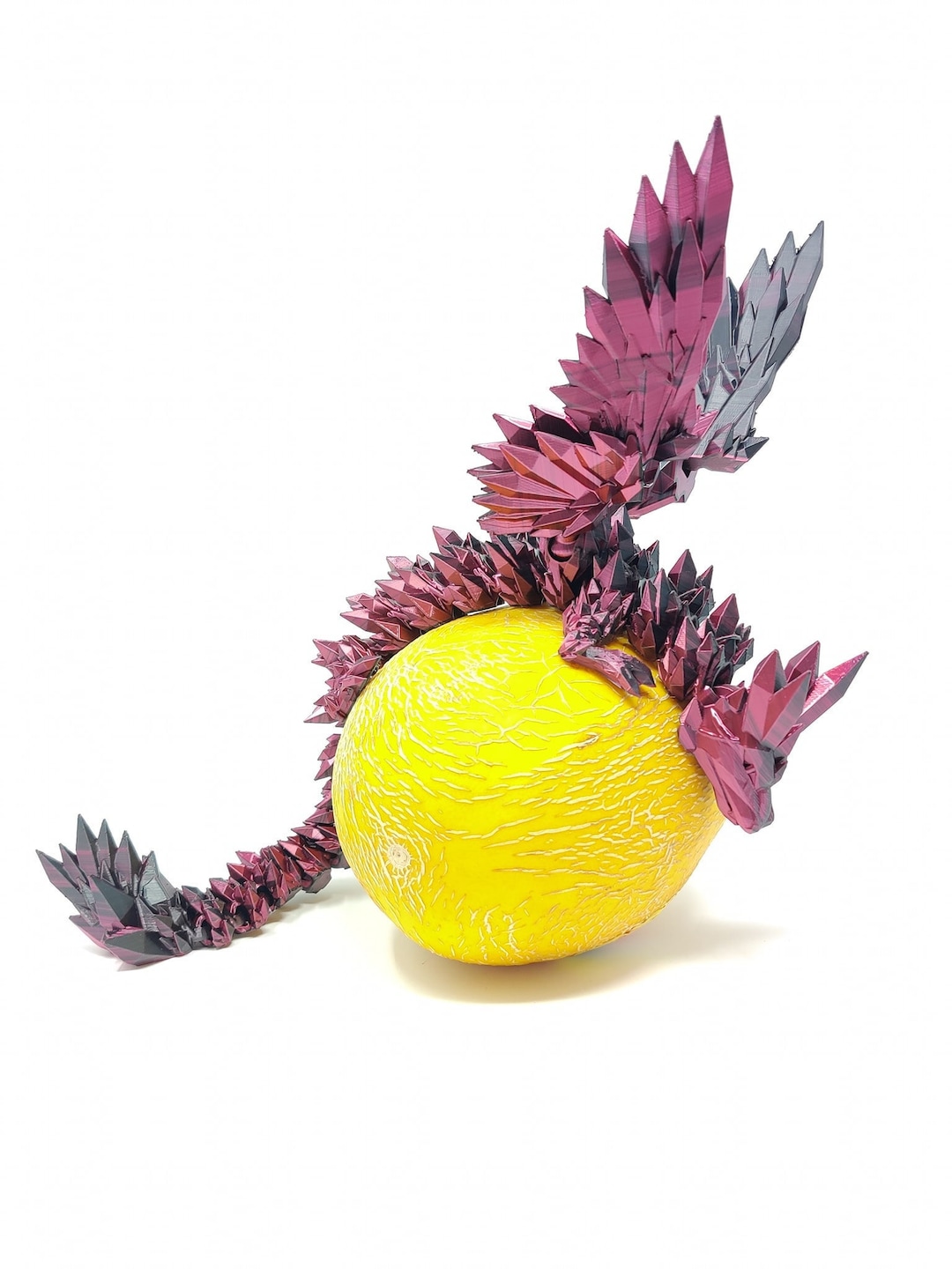 Articulated Winged Crystal Dragon - Etsy