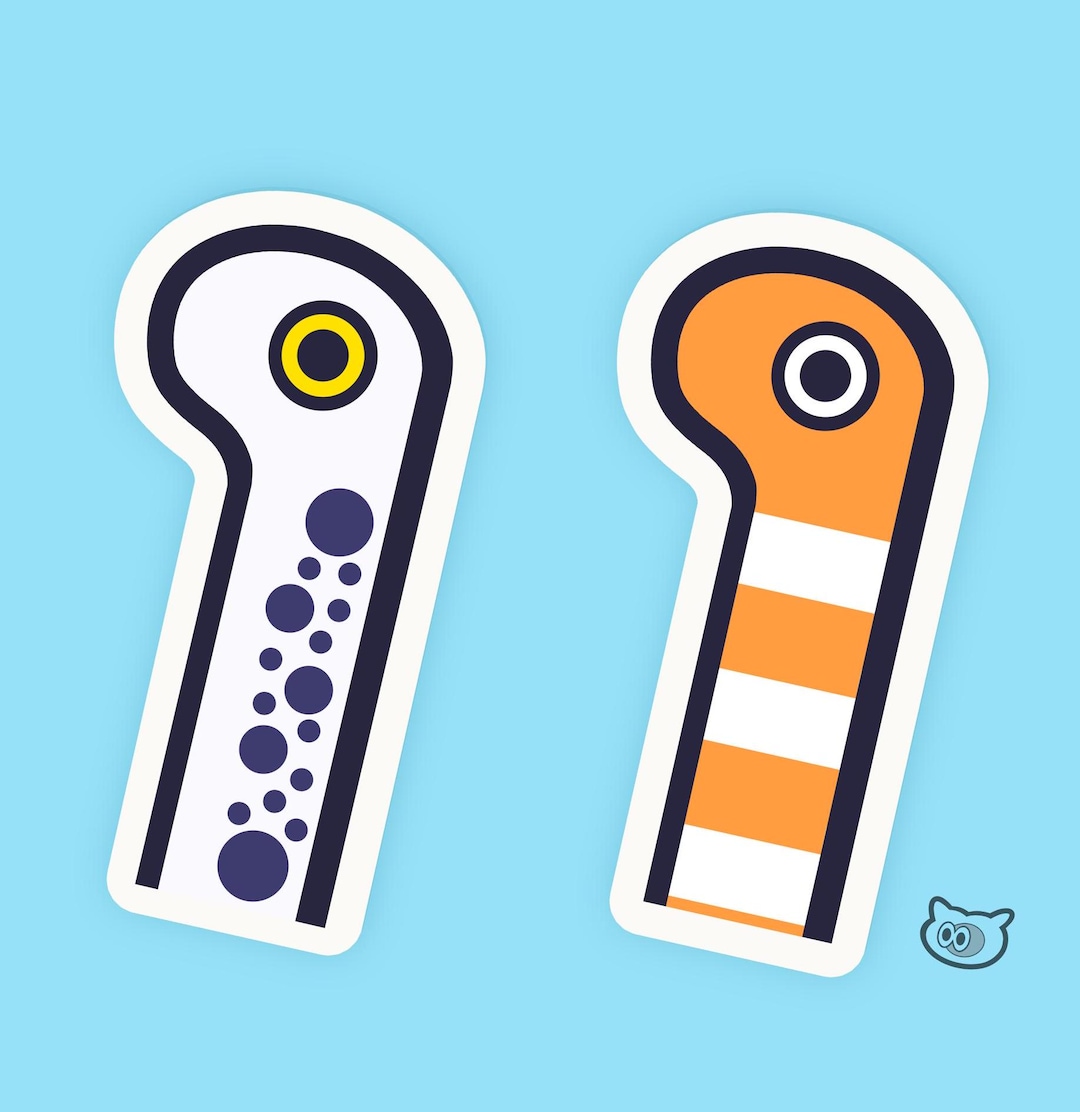 Garden Eel | 6 Inch Large Sticker - Etsy