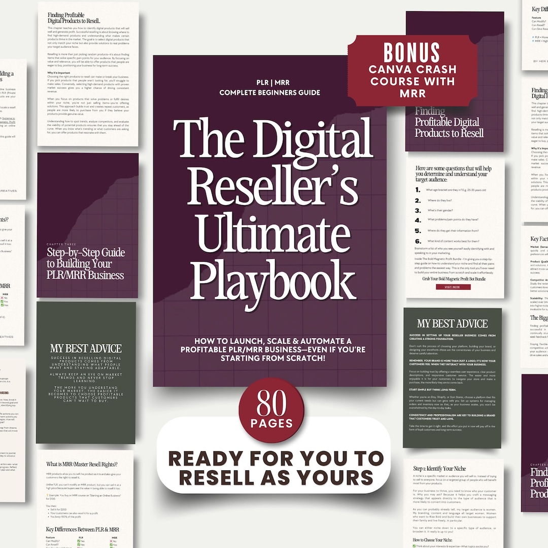 How to Launch, Scale & Automate a PLR MRR Digital Products Business ...