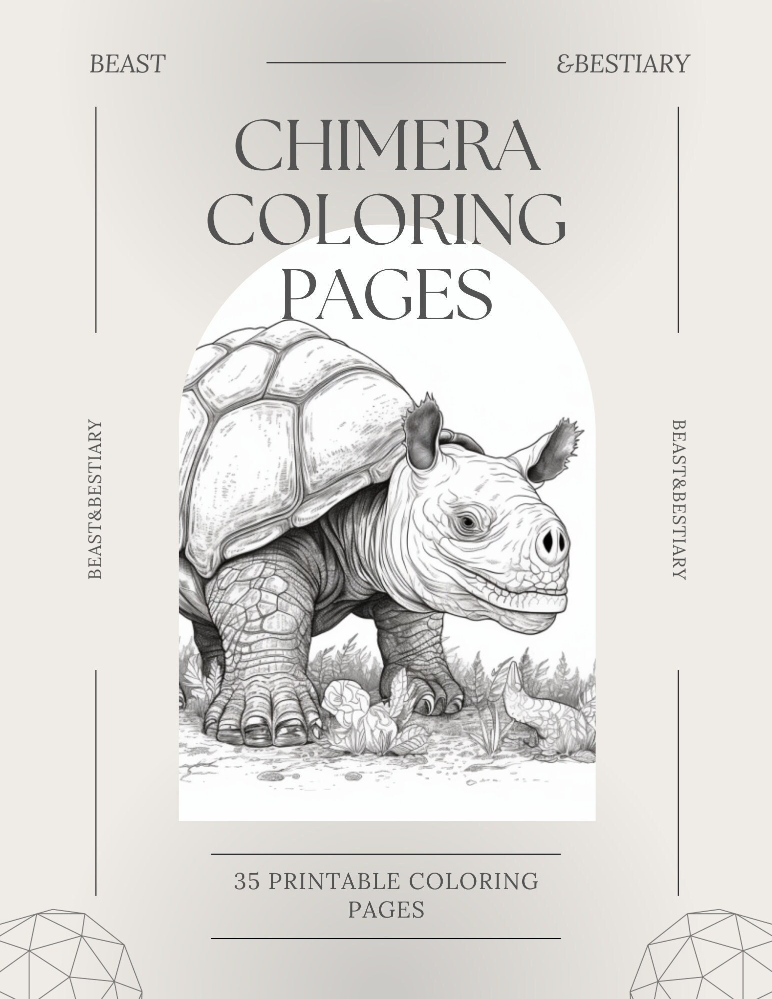 Chimera Coloring Pages