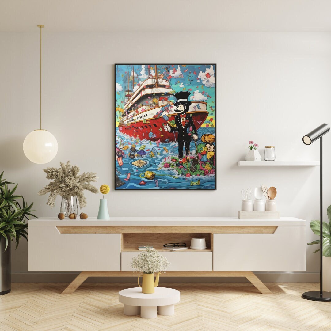 Mr. Monopoly & His Poor Investments - Etsy