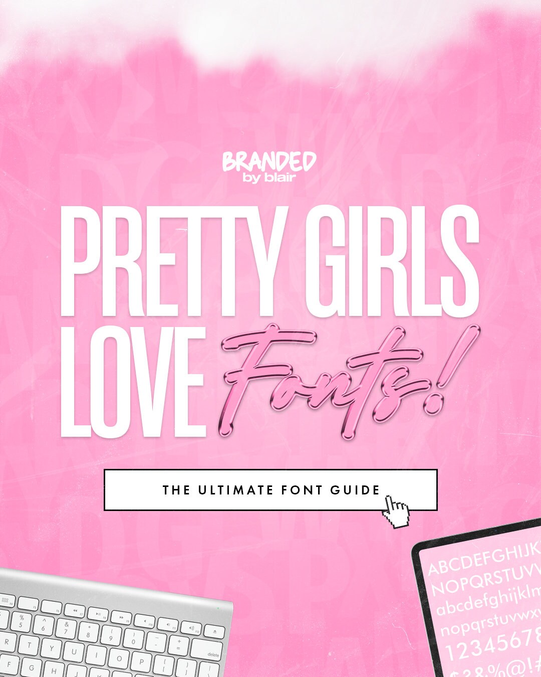 Pretty Girls Love Fonts Font Guide E-book, - Etsy