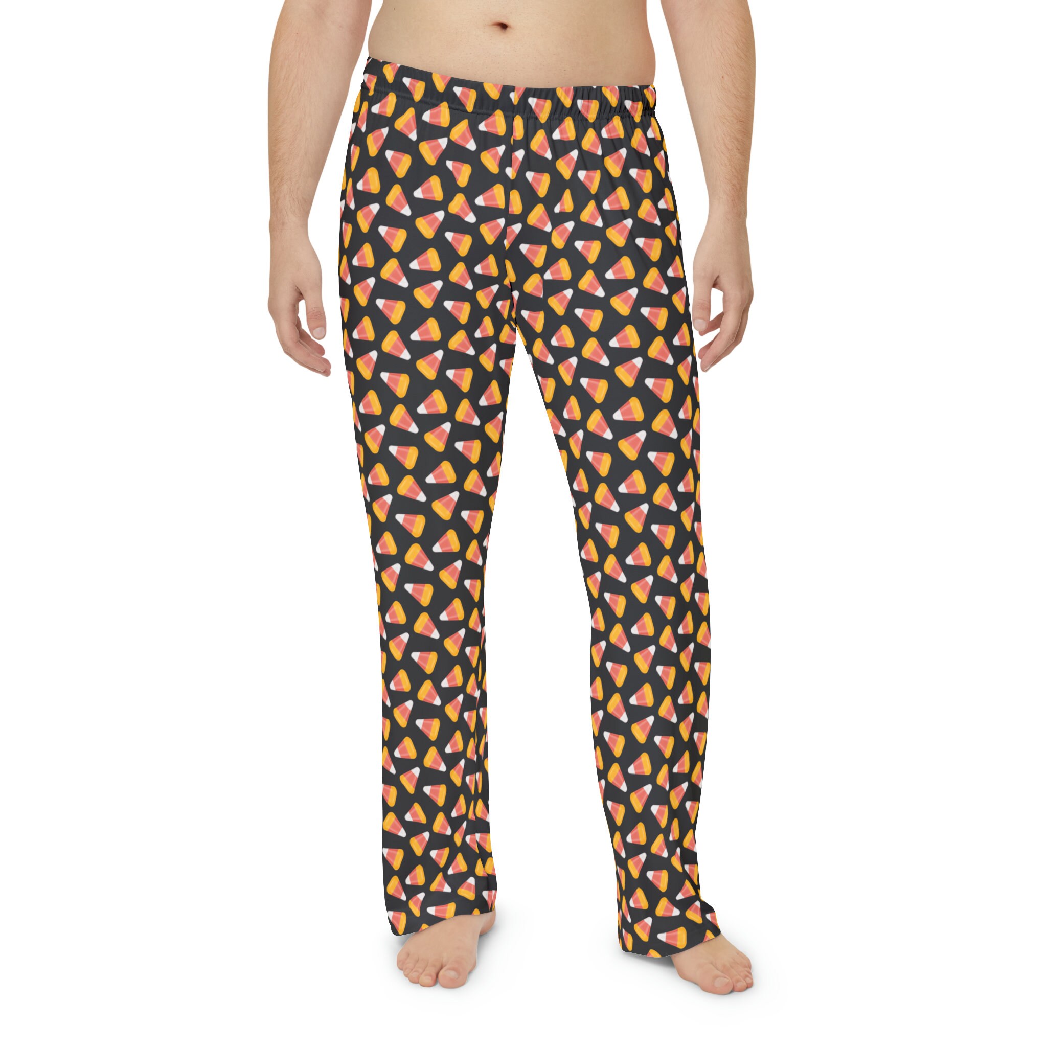 Men's Candy Corn Pajama Pants, Halloween Pjs - Etsy
