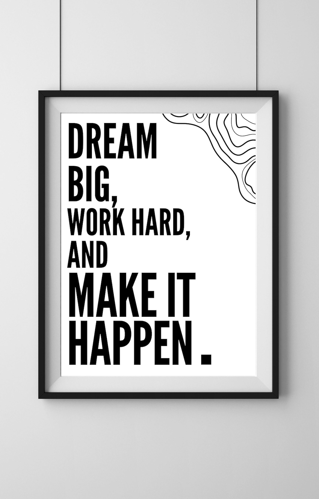 Inspirational Quote, Poster for Office, Daily Affirmations, Home Wall ...