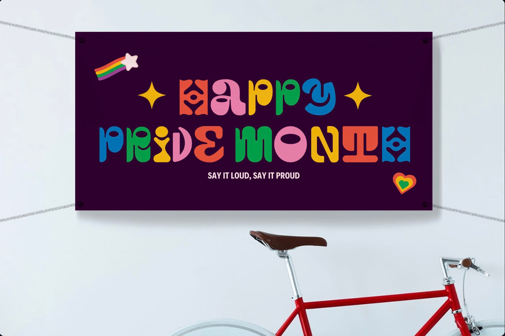 Happy Pride Month | Say It Loud, Say It Proud - Etsy