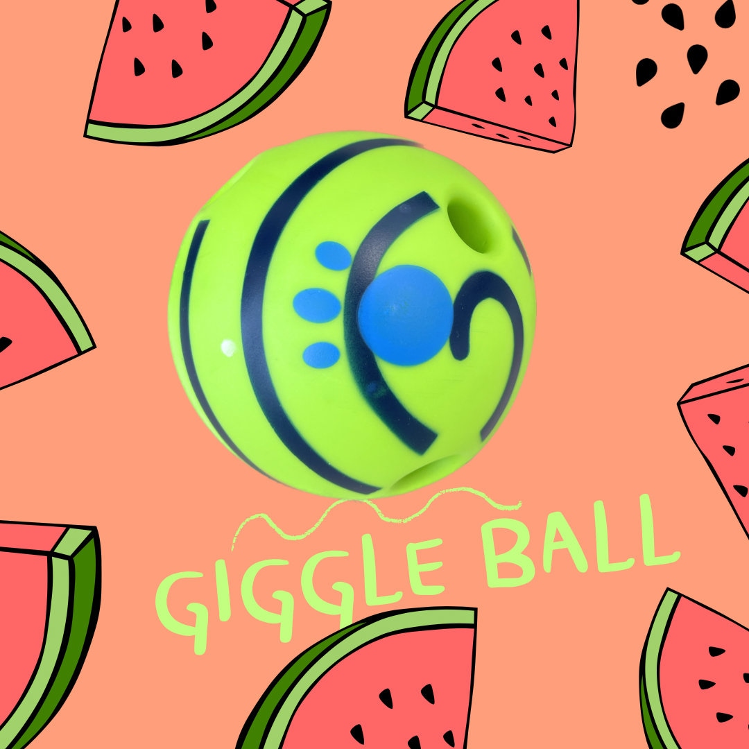 Large Watermelon Giggle Ball for All Size Dogs, Interactive Dog Toy ...