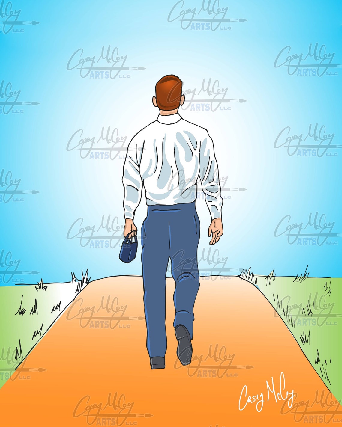Walk of Faith (red Hair Edition) Instant Download - Etsy
