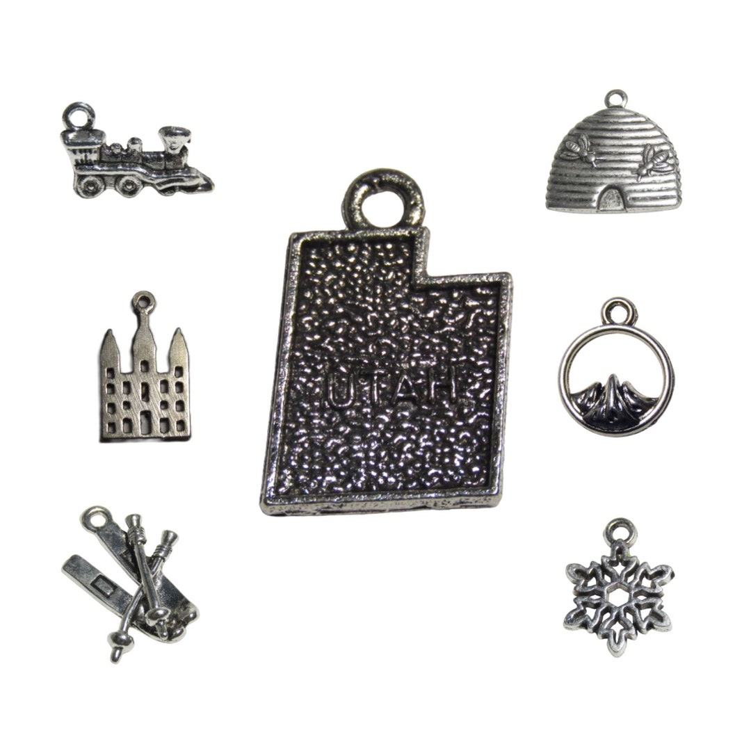 Utah Themed Stitch Marker Set, Progress Keeper for Utah State Lover ...