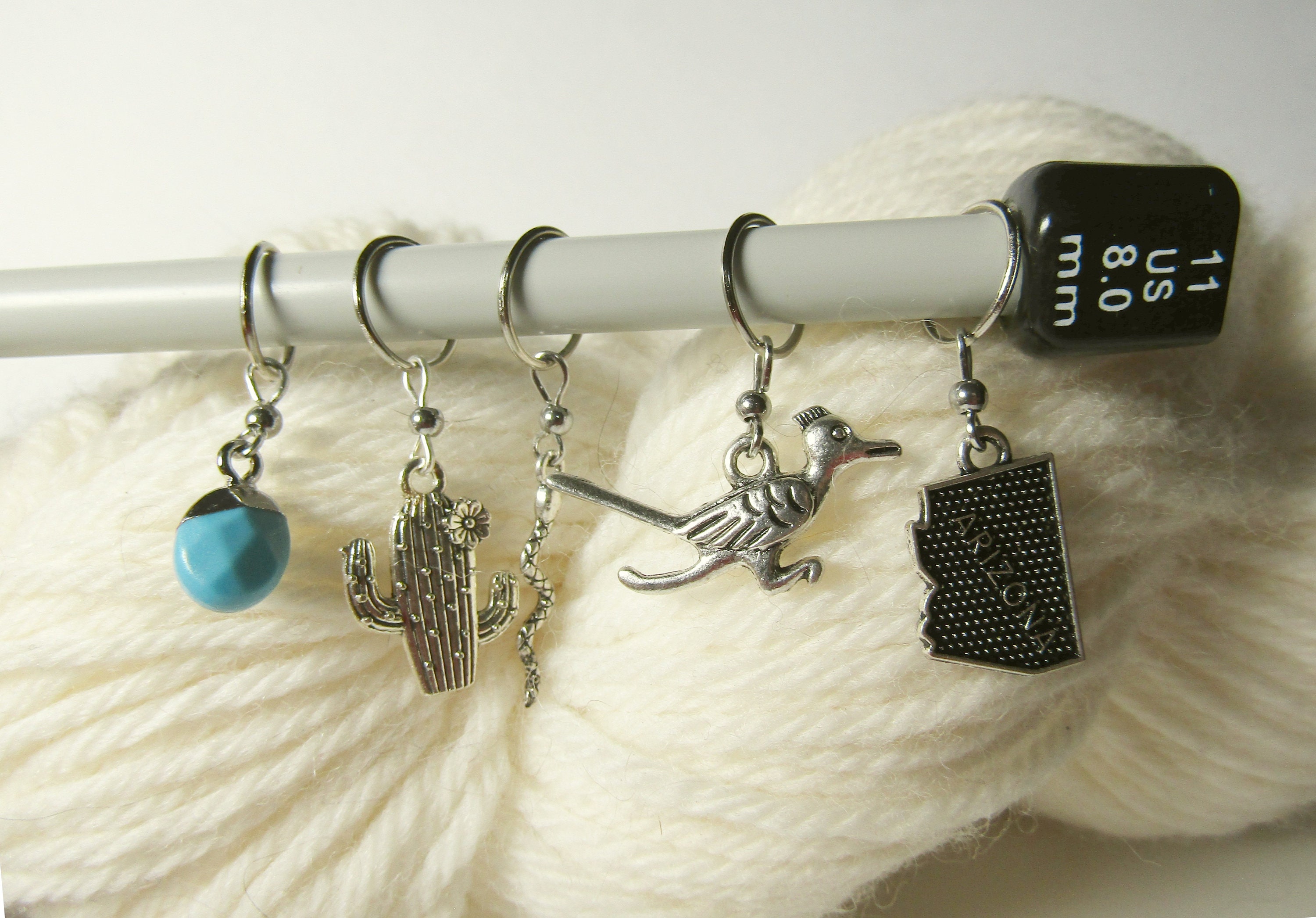 Arizona Themed Stitch Marker Set Arizona State Lover Gift - Etsy