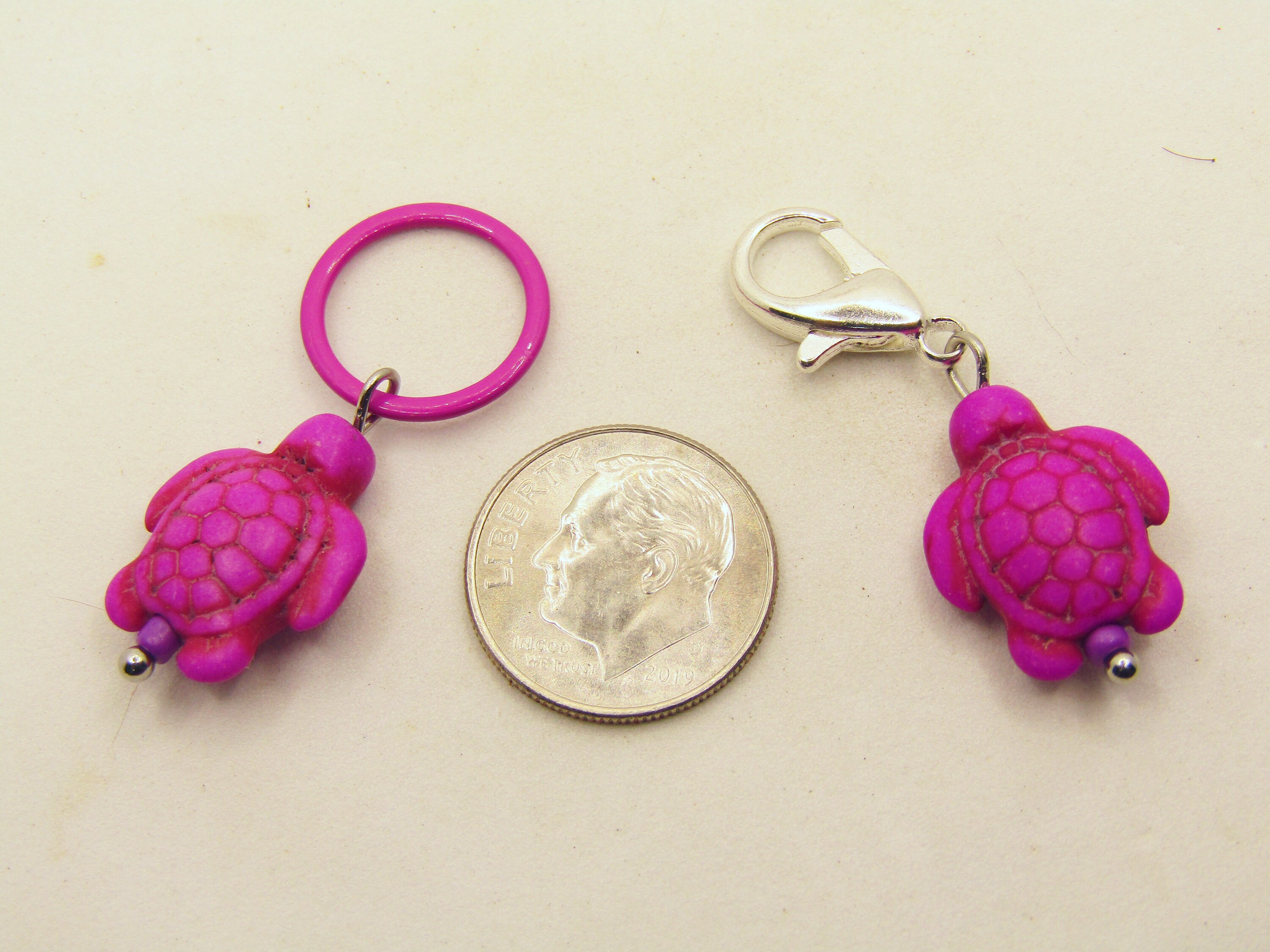 Purple Turtle Stitch Marker, Purple Sea Turtle Stitch Marker for Knit ...