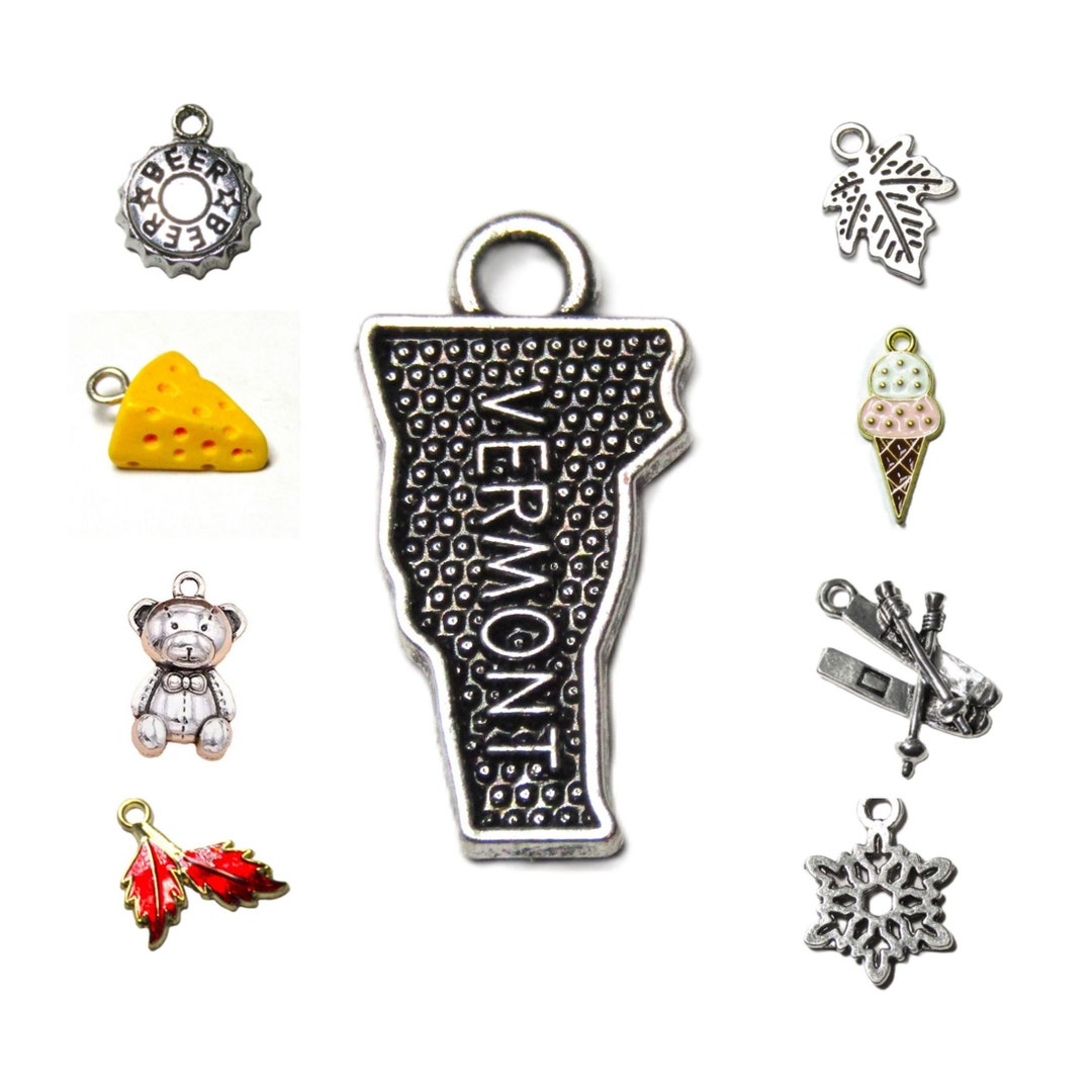 Vermont Themed Stitch Marker Set, Progress Keeper for Vermont State ...