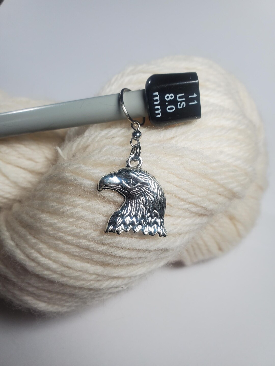 Eagle Stitch Marker, Eagle Progress Keeper, Gift for Eagle Loving ...