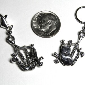 Bagpipe Stitch Marker, Bagpipe Crochet Progress Keeper, Bagpipe Themed ...