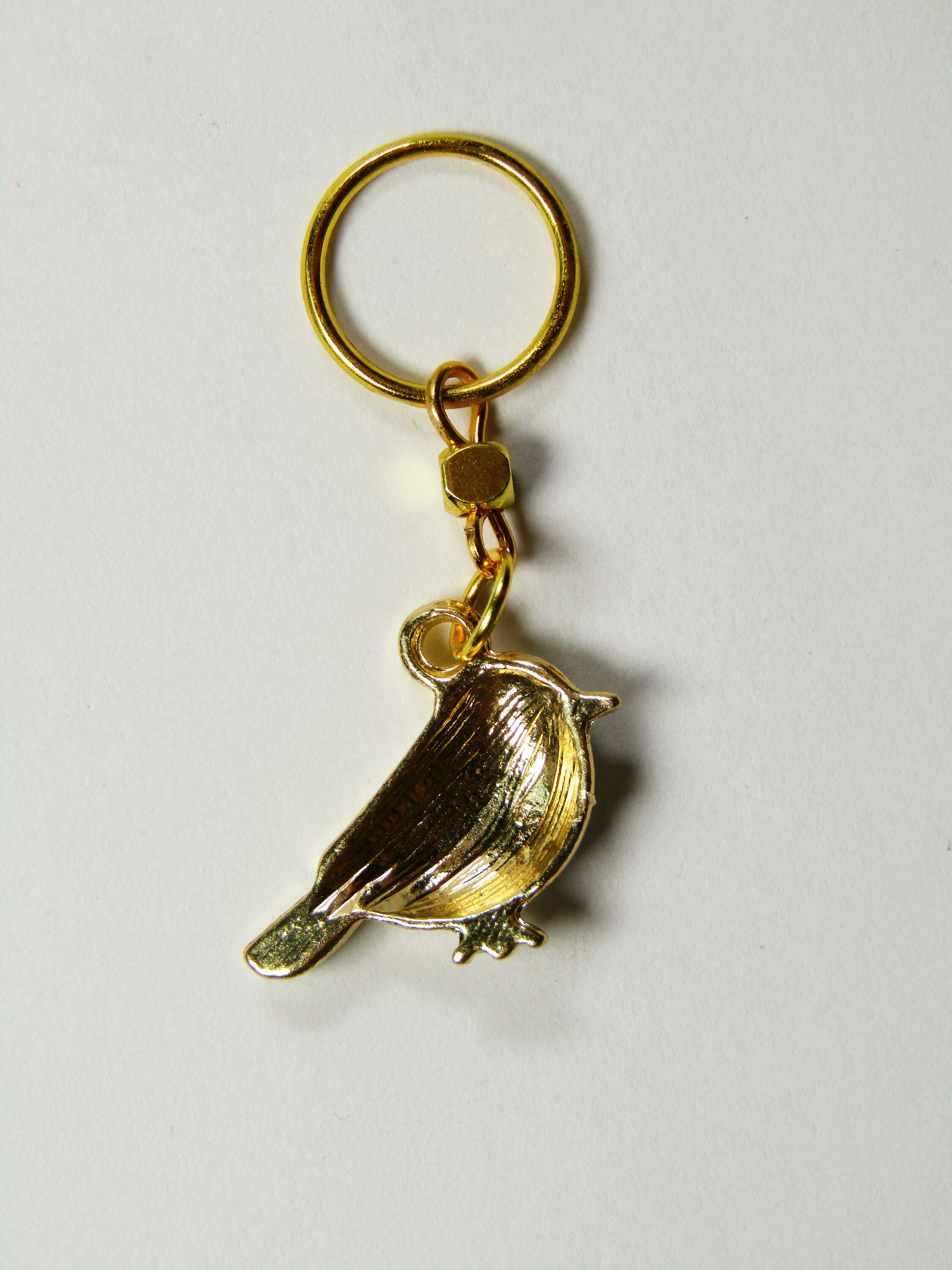Bird Stitch Marker, Little Blue Bird Progress Keeper, Bird Gift for ...
