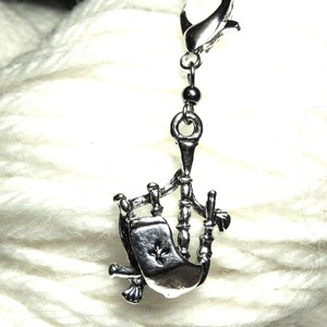 Bagpipe Stitch Marker, Bagpipe Crochet Progress Keeper, Bagpipe Themed ...