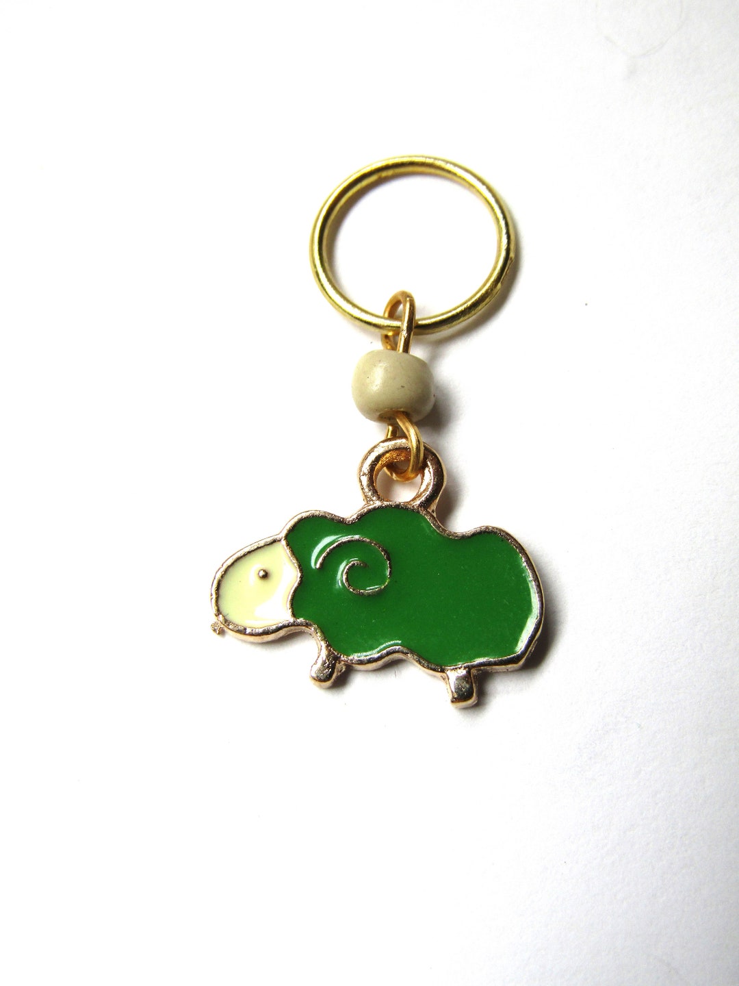 Green Sheep Stitch Marker, Sheep Progress Keeper, Sheep Place Keeper ...