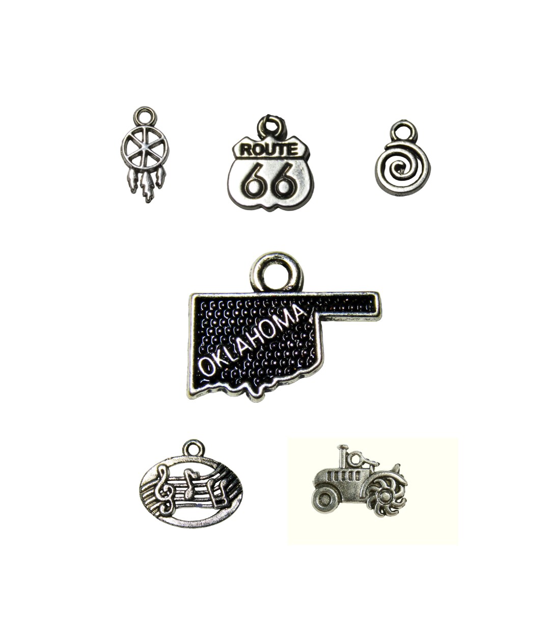 Oklahoma Themed Stitch Marker Set, Progress Keeper for Oklahoma State ...