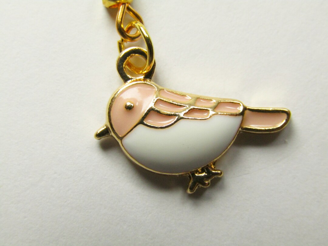 Bird Stitch Marker, Brown Sparrow Bird Progress Keeper, Bird Gift for ...