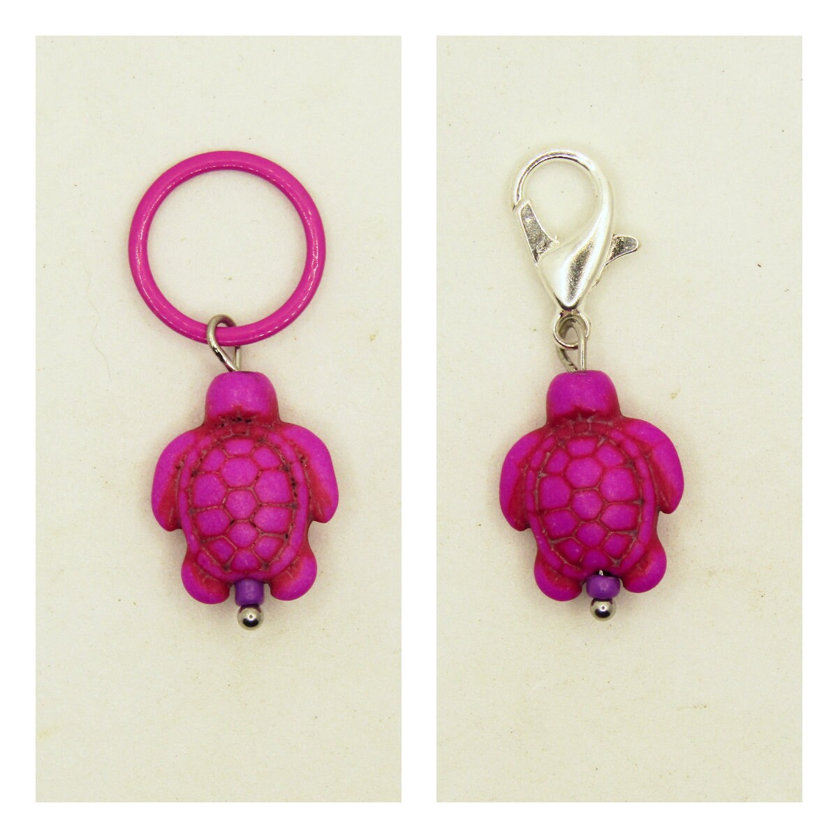 Purple Turtle Stitch Marker, Purple Sea Turtle Stitch Marker for Knit ...