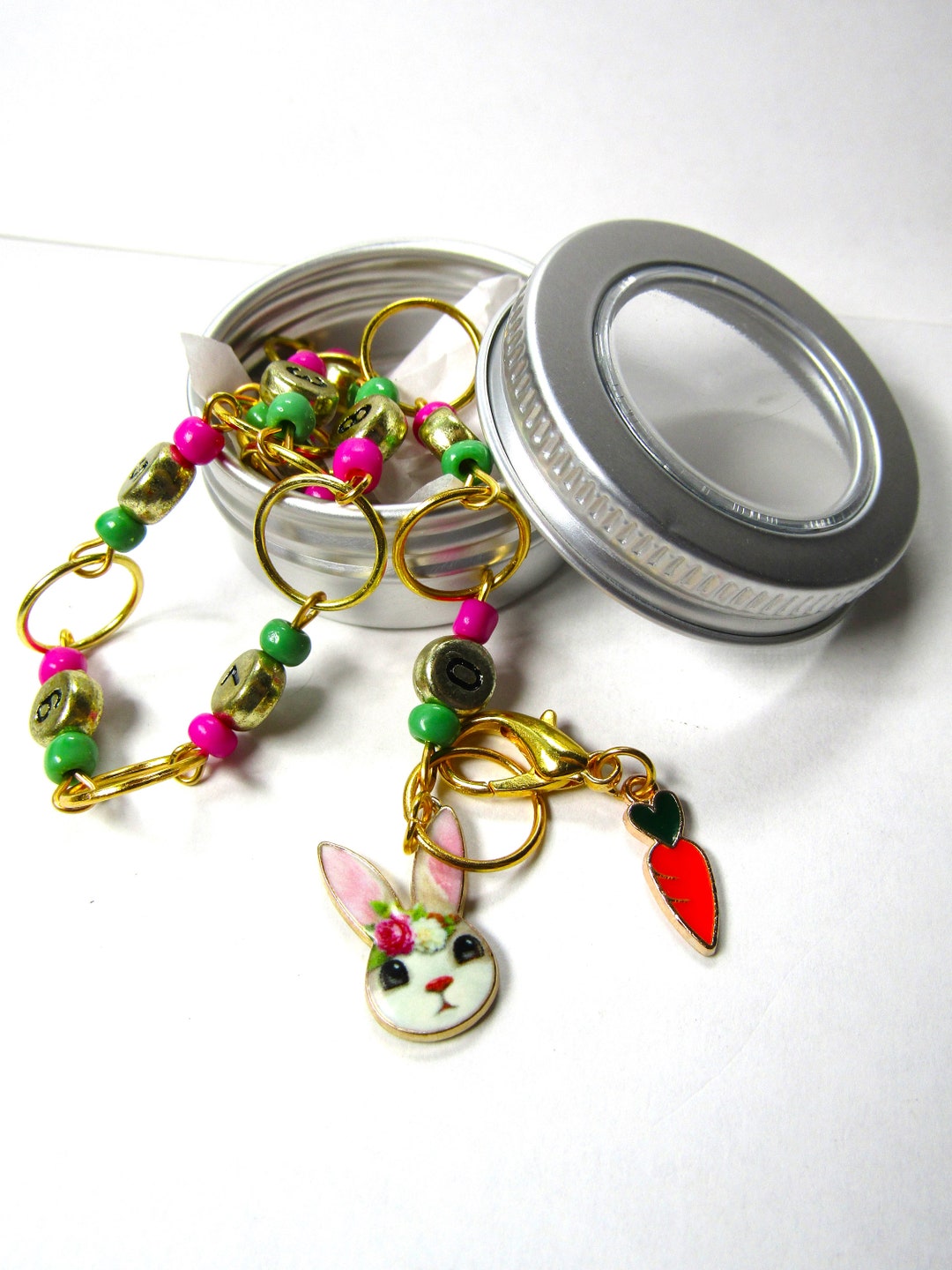 Bunny Rabbit Snag-free Knitting Chain Row Counter - Etsy
