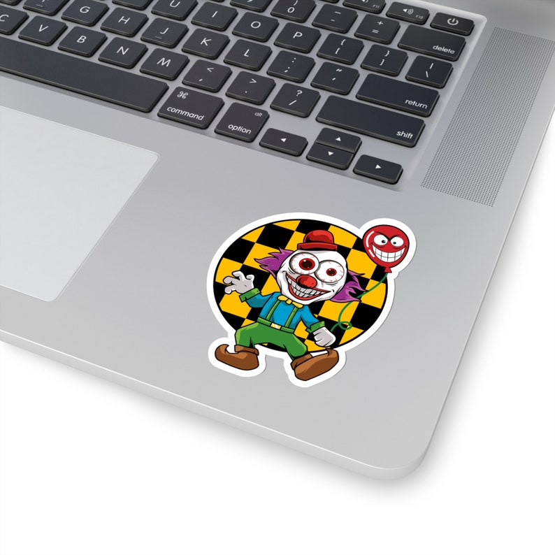 Wacky Stickers (3"x3") Creepy Clown - Etsy