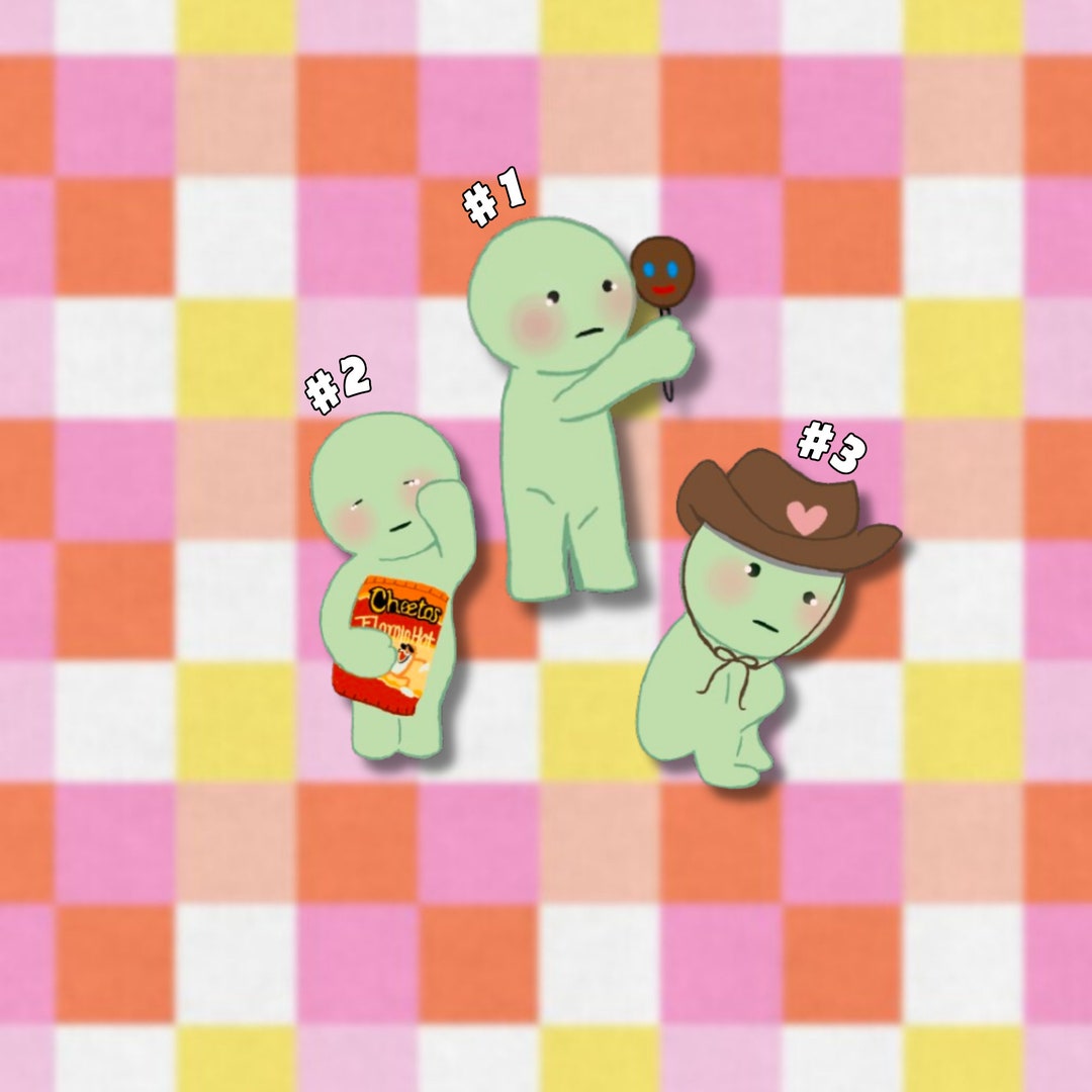 Hispanic Smiski Stickers | Payaso | Hot Cheeto | Cowboy - Etsy