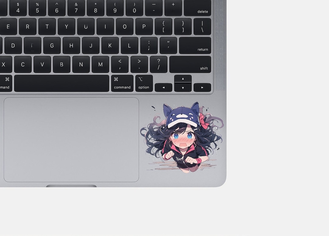 Anime Girl Falling Sticker Cute Expression Decal for Laptop Stickers ...