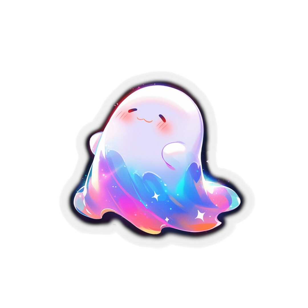 Kawaii Ghost Sticker Halloween Decal Fall Season Cute Spooky - Etsy