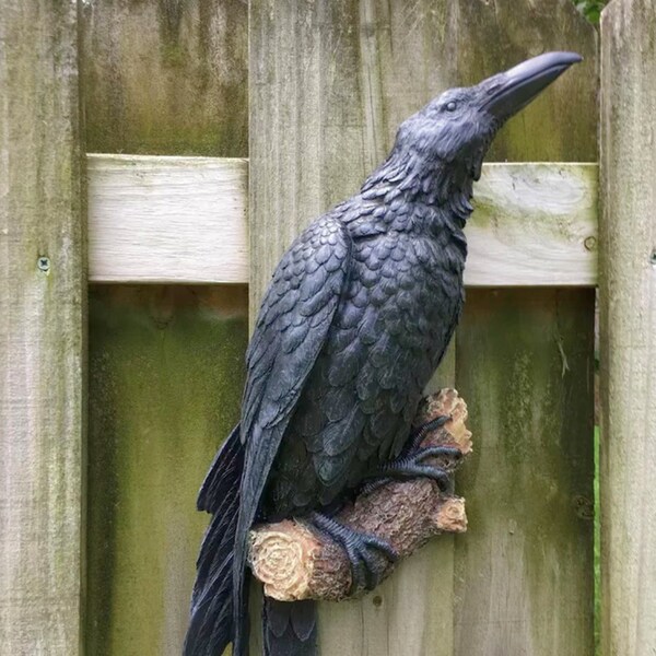 Raven Sculpture - Etsy