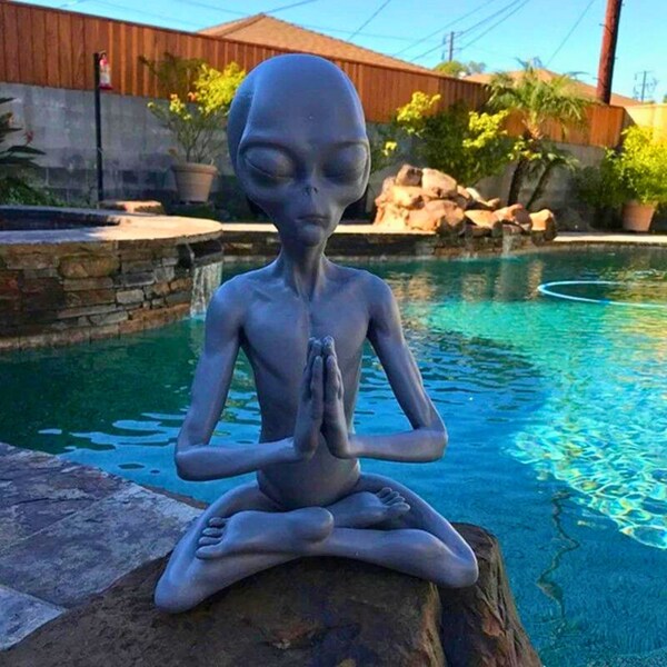 Alien Statues for Garden - Etsy