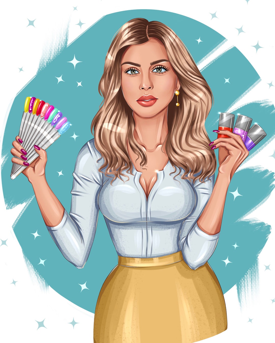 Nail Artist Logo Nail Tech Logo Nail Technician Logo Custom - Etsy