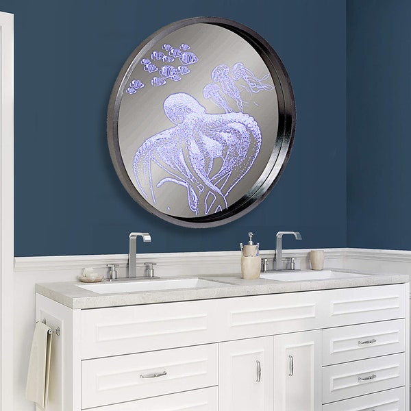 Etched Mirror - Etsy